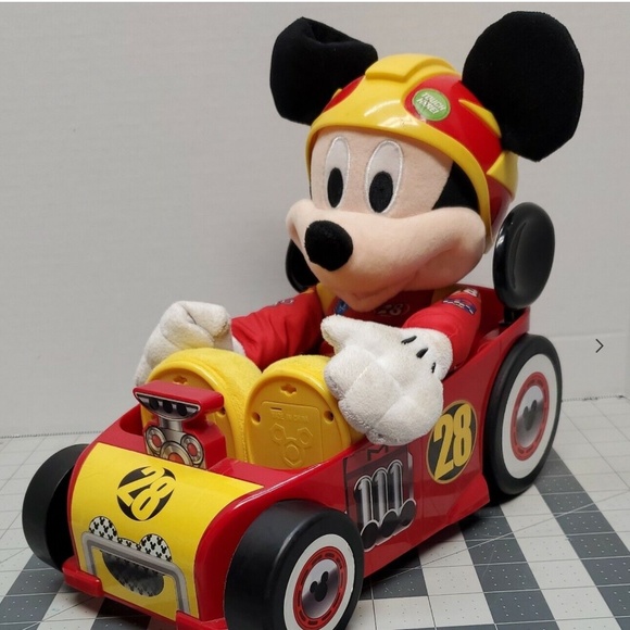 Disney | Toys | Disney Talking Mickey Mouse Roadster Racers 2 Pc Set ...
